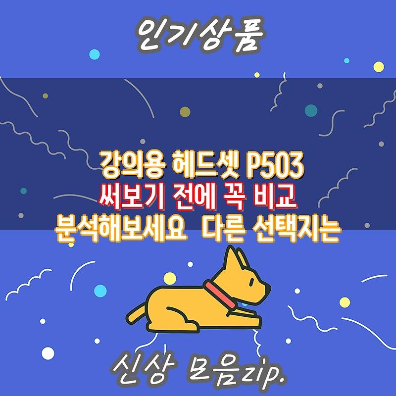 강의용 헤드셋 P503 써보기 전에 꼭 비교 분석해보세요 다른 선택지는