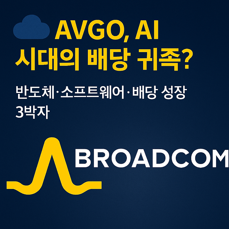 ☁️ 브로드컴(AVGO), AI 인프라의 숨은 배당 귀족?