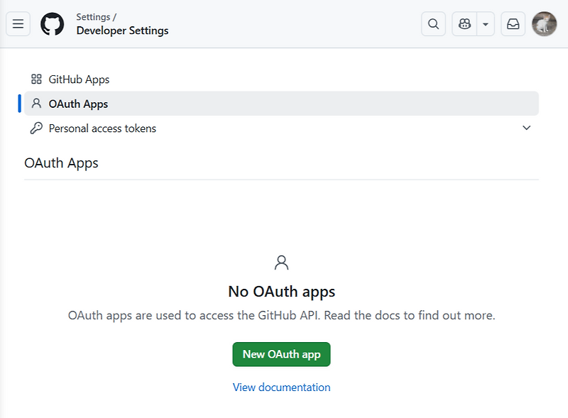 [BOJ-AutoSync] 4. Github OAuth Apps 연동하기