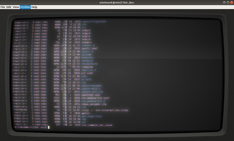 구차니의 잡동사니 모음 :: cool-retro-term