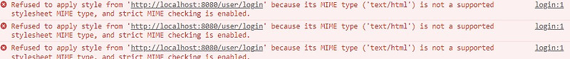 31_Step : Refused to apply style from ' ' because its MIME type ('text/html') is not a supported ...