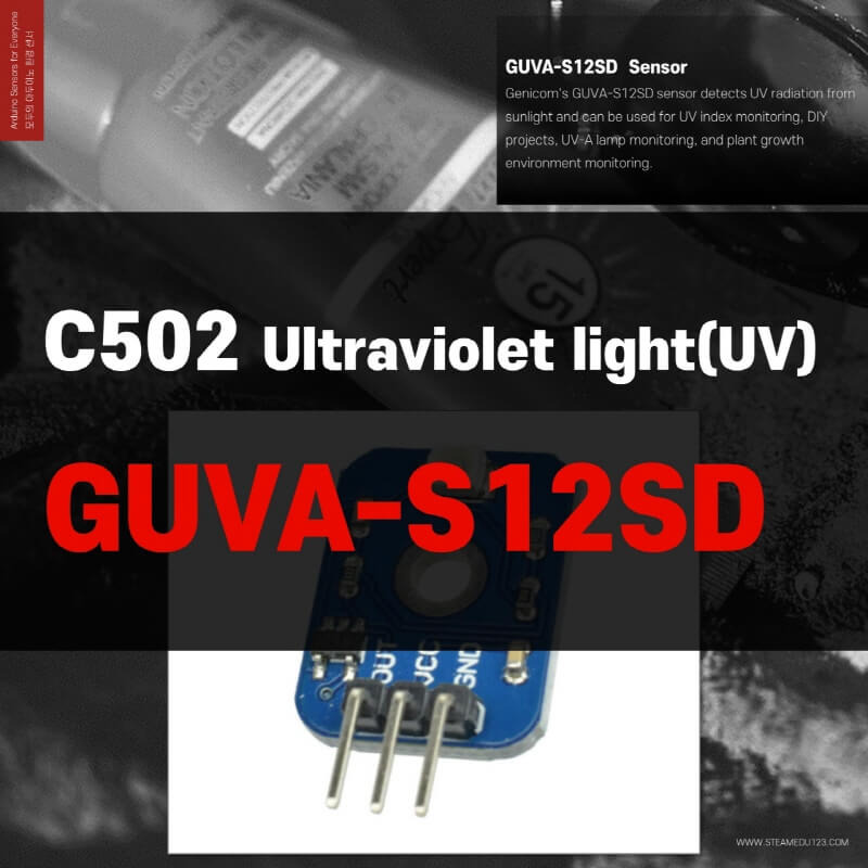 GUVA-S12SD Ultraviolet Light Sensor [Arduino Sensors for Everyone]