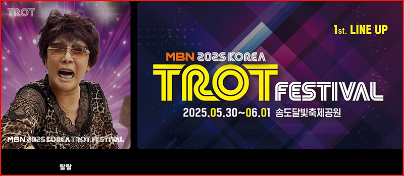 2025 mbn 트롯 페스티벌 티켓예매, 출연진, 좌석, 일정 총정리