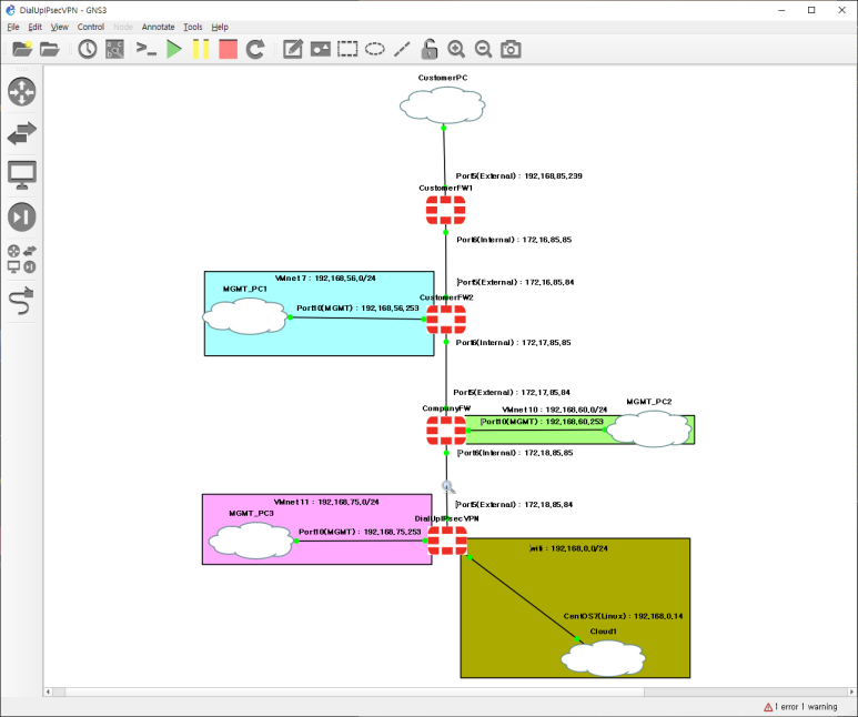 [FortiGate 방화벽] Remote Access DialUp - Forticlient IPsec VPN