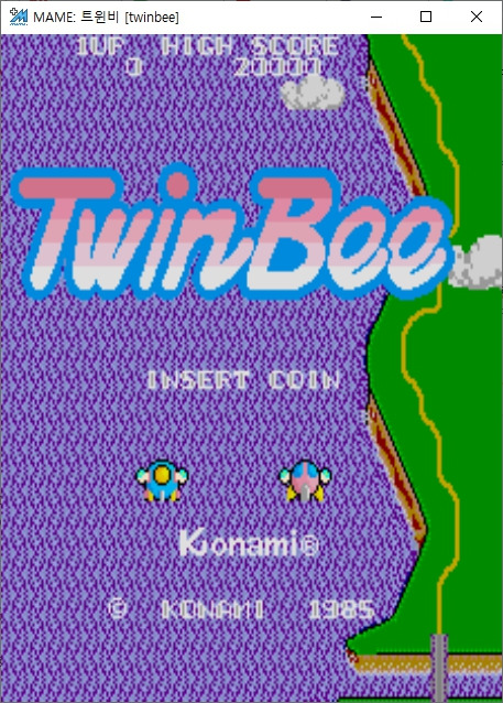 [오락실게임/MAME] 트윈비 (Twinbee, 코나미)