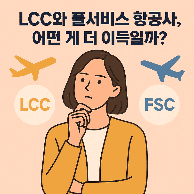 LCC와 풀서비스 항공사, 어떤 게 더 이득일까?