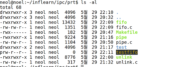 Data Transfer - Named Pipe(FIFO)