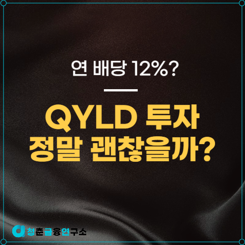 배당률이 13%? QYLD ETF, 정말 약점이 없는 ETF일까?(보유종목, 리스크, 과거성과까지)