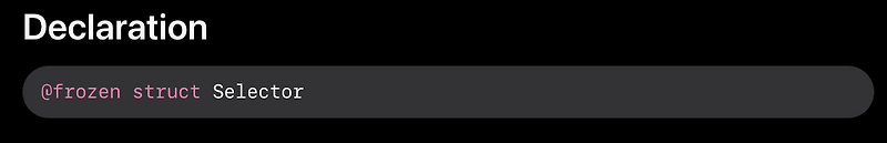 [iOS - swift] Objective-C 런타임 라이브러리 (#selector, #keyPath)