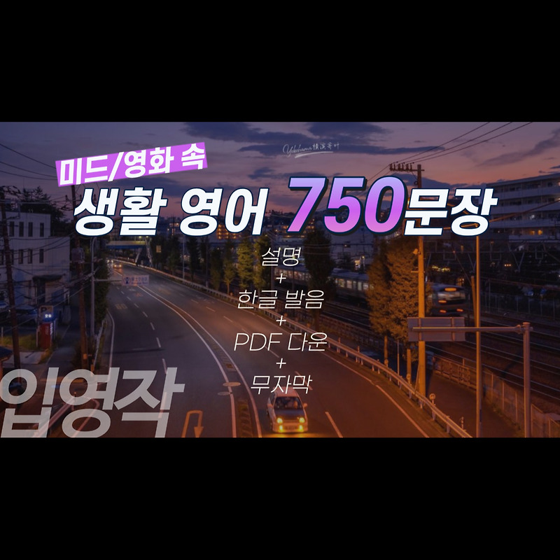 뒹굴신 입영작 토요 통합본 1-775 PDF 다운