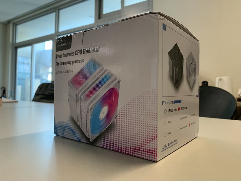 JIUSHARK JF500 Ruby ARGB 화이트 CPU 공랭쿨러 :: 개발자의 일상