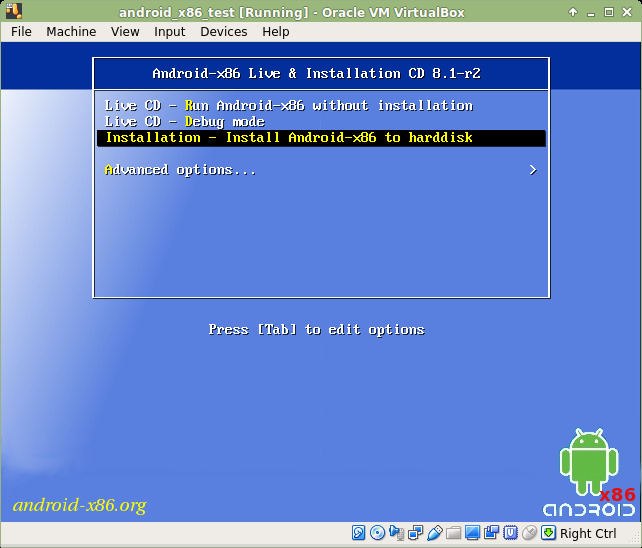 반달가면 [B-Side] :: 버추얼박스에서 안드로이드-x86 가상머신 만들기