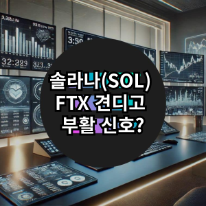 솔라나(SOL) FTX 견디고, 부활 신호?