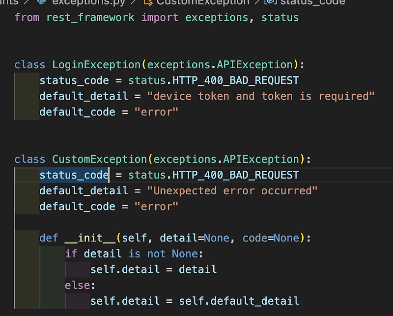 [Django] refactoring 진행기 1 + custom exception
