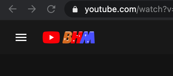 Youtube 로고의 BHM은 무슨 의미?