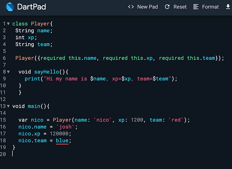 (Flutter Study) DART 언어 - Class.2