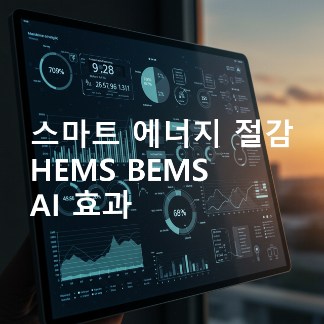 스마트 에너지 절감 HEMS BEMS AI 효과