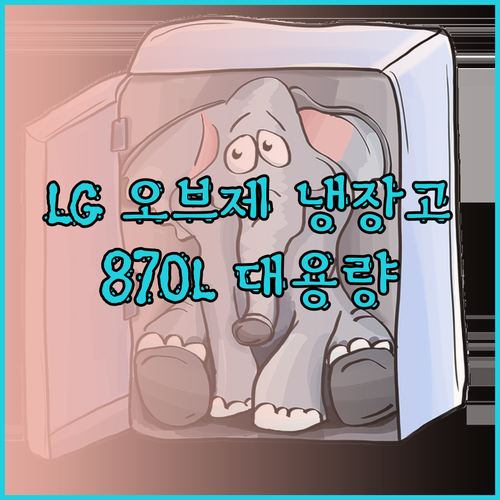 LG 오브제컬렉션 냉장고 870L 대용량?! 4도어의 매력에 퐁당 빠지다..