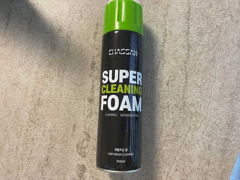 카템팩토리 차싹_CHASSAK _슈퍼클리닝폼_SUPER CLEANING FOAM_실내세차 클리너_ CARWASH CLEANER ...