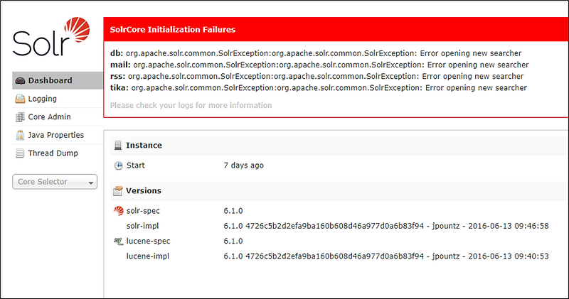 검색 : SOLR full text indexing