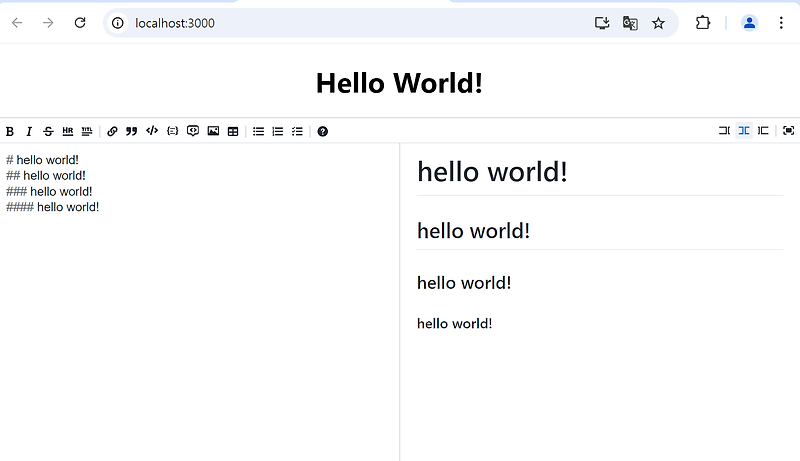 [react-md-editor] quick start