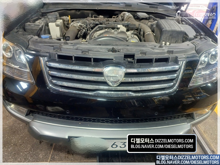 모하비/엔진오일 누유 증상 및 3종 클리닝 셋트 작업 방문-흡기 클리닝,밸브 클리닝,DPF 탈거 클리닝,엔진 오일필터 하우징 어셈블리 교환,BBN 카본 수소 클리닝