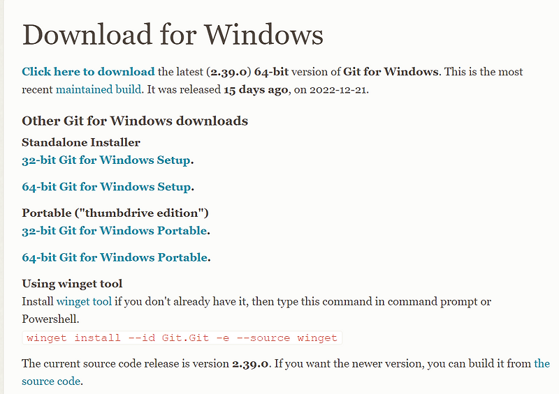 git을 사용하는 이유, git 설치 방법(윈도우), git bash