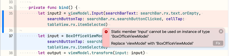 Swift) static member cannot be used on instance of type 오류 (feat. 중첩한 타입)