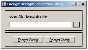 01. Connection String 암호화 ( Encryption Decryption )