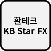 외환 투자 환테크 KB Star FX 활용방법
