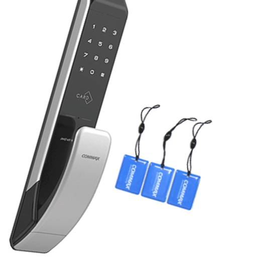 코맥스 번호키 푸시풀 디지털 도어록 CDL200P 카드키 3p :: 달달한 곰곰이