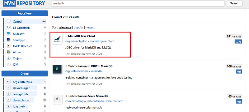 [Java] IntelliJ + MariaDB 연동, SQL 실행 — seiyeon