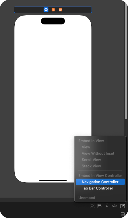 [Navigation Controller] Storyboard로 세팅