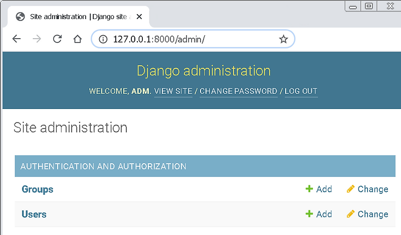 Django - 관리 페이지 연결 :: infos