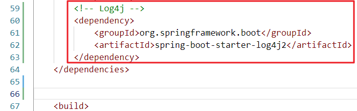 Spring Boot log4j with Maven