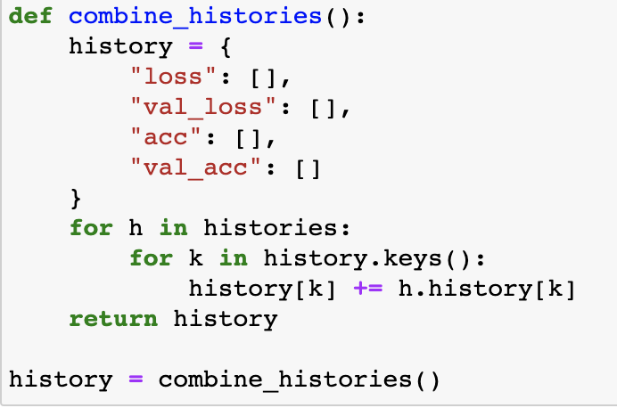 python_ KeyError: 'acc' 오류 해결