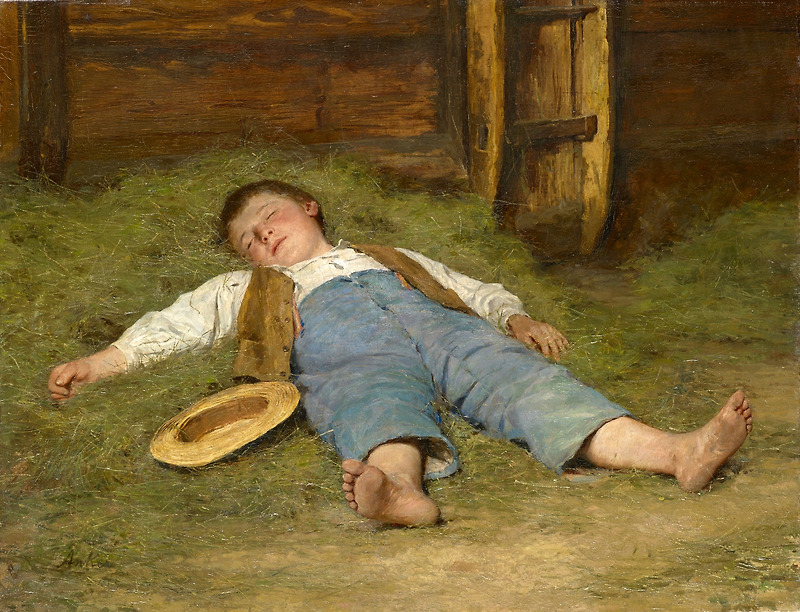 Morning Gallery Albrecht Anker (1831~1910)