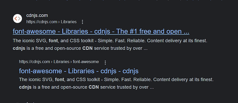 [WEB]Font Awesome 라이브러리 사용하기