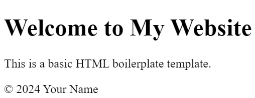 [HTML&CSS] HTML Boilerplate & HTML 기본 구조 :: comgu