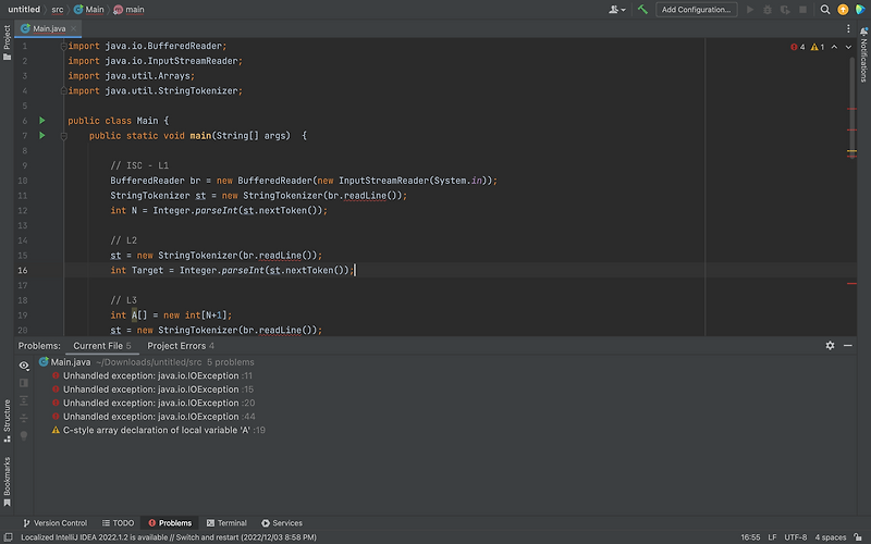 BufferedReader, StringTokenizer