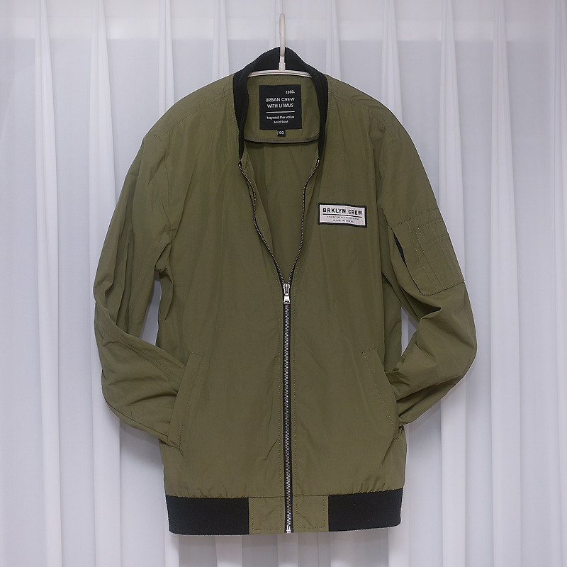 어반크루 리트머스 MA1 간절기 집업 숏자켓 (95-100)