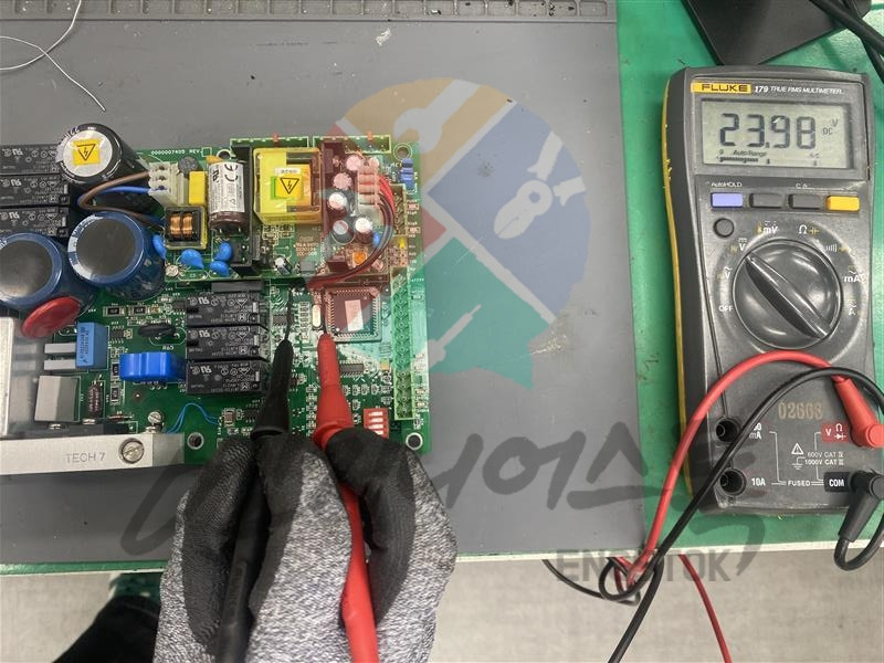 PCB / 0000007405 파워보드 수리완료 / K-TRON pcb수리 / PC보드수리 / 모터불량 / pcb 수리 ...
