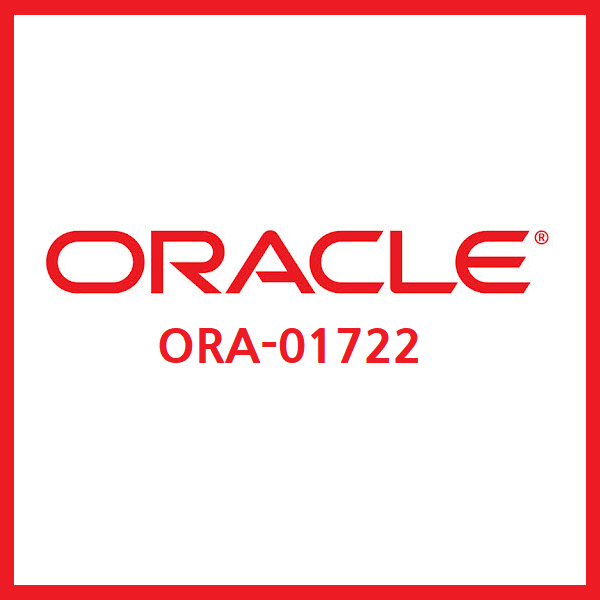 [오라클-오류] ORA-01722: invalid number (수치가 부적합 합니다.)