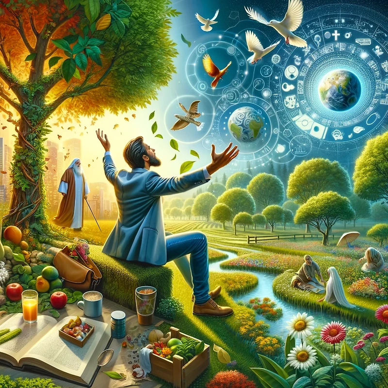 하나님께서 행하시고 명령하신 것 → 창조, 좋아하심 / 번성할 것