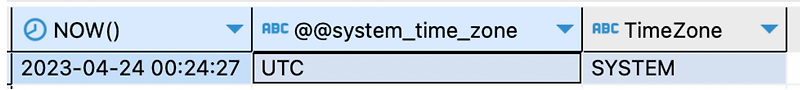 [mysql] timezone변경