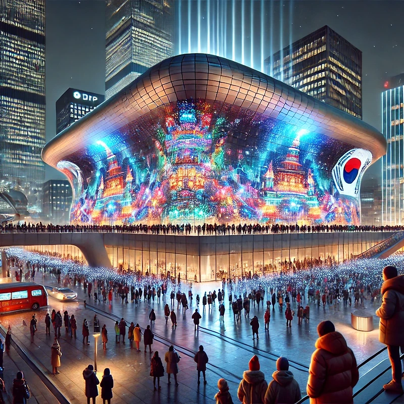 국내 최대 규모 미디어아트 축제 서울라이트 DDP 2024