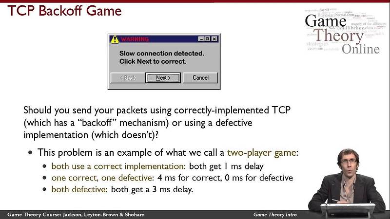 [Game Theory] _ The TCP Backoff Game