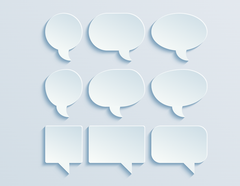 [해피CGI][cgimall] Comic Speech Bubbles