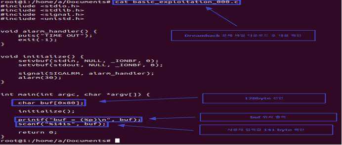 DreamHack Basic_exploitation_000 문제 풀이