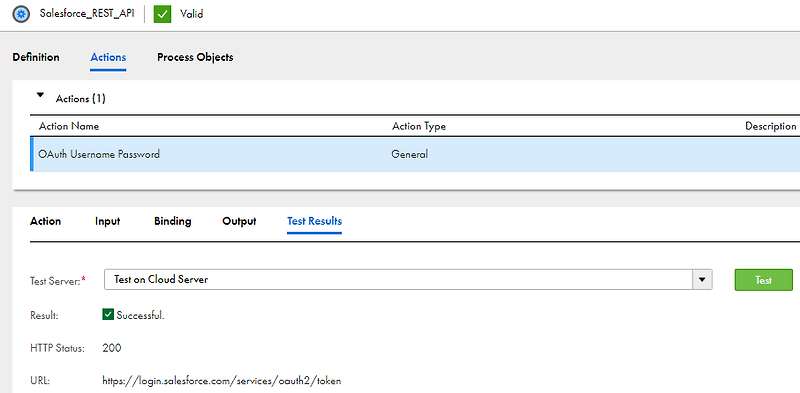 Salesforce REST API - OAuth 인증 Action